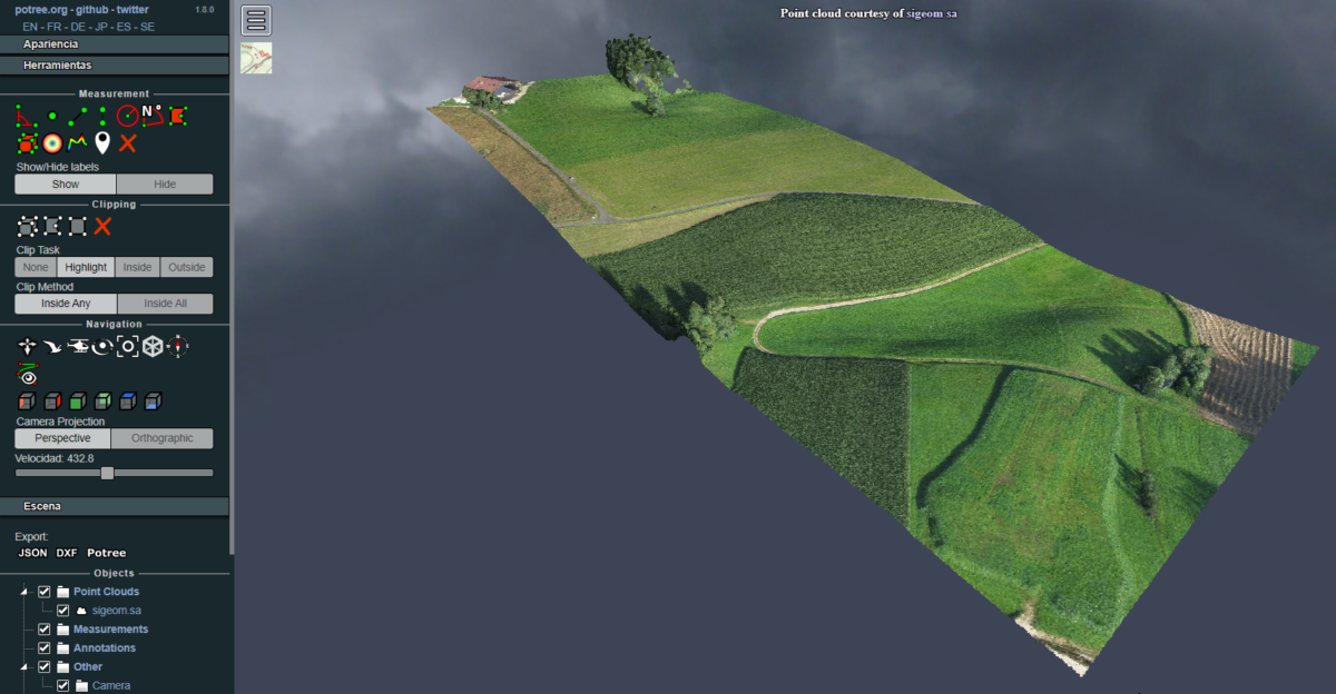 Uso e instalación de “Potree” para la visualización de datos LiDAR ...
