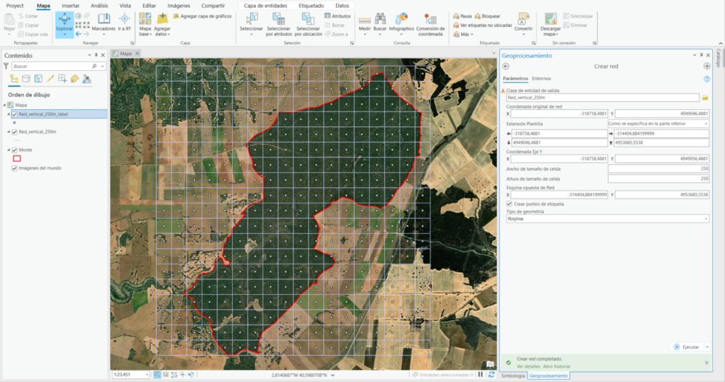 Crear una red regular de celdas en ArcGIS Pro | Cursos GIS | TYC GIS Formación