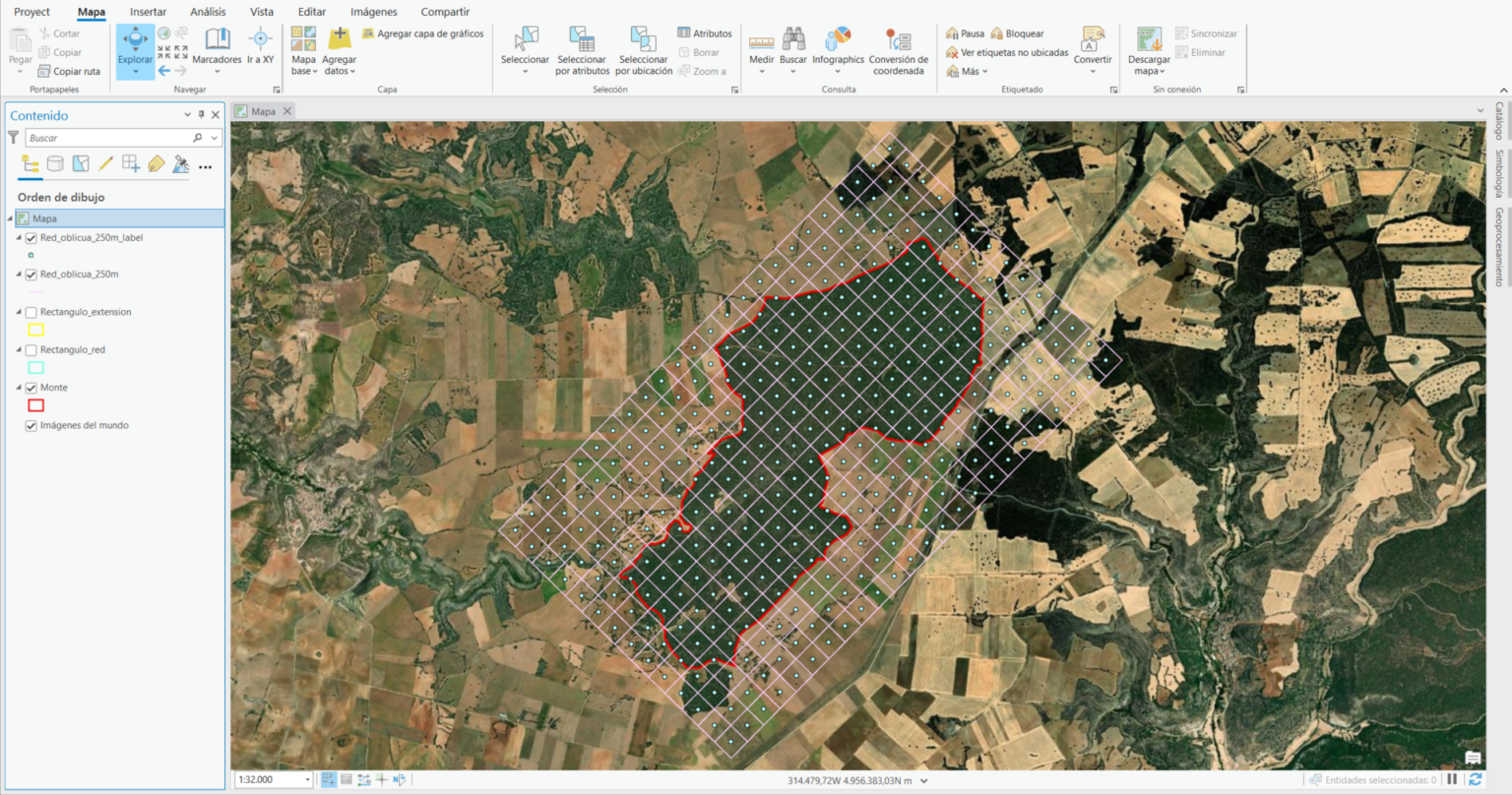 Crear una red regular de celdas en ArcGIS Pro | Cursos GIS | TYC GIS ...