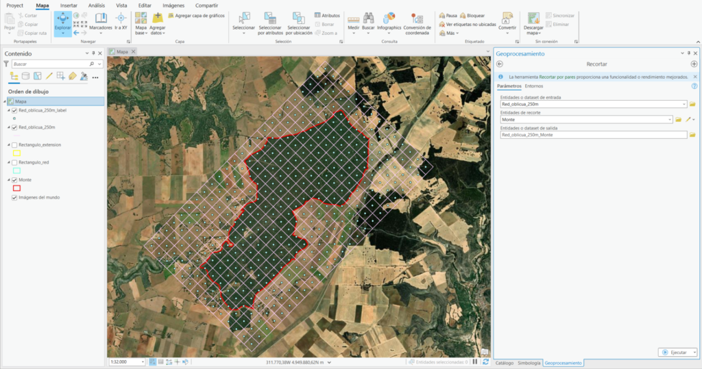 Crear una red regular de celdas en ArcGIS Pro | Cursos GIS | TYC GIS Formación