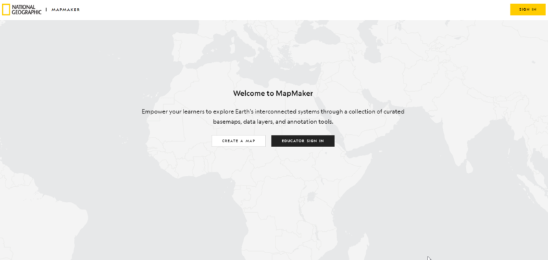 Lanzamiento de la aplicación “National Geographic MapMaker” | Cursos ...