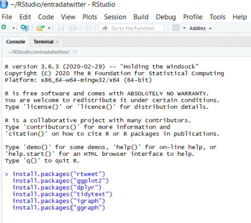Cómo obtener datos de Twitter mediante R | TYC GIS Formación