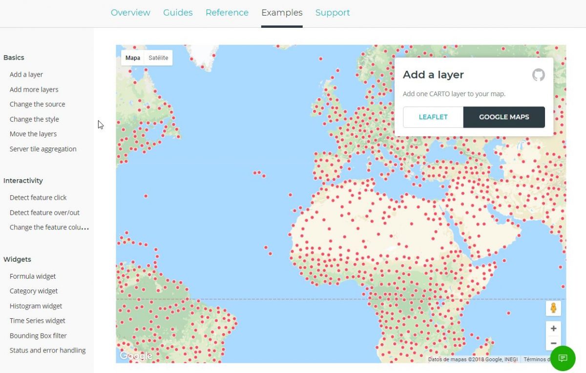 La librería de JavaScript Carto.js