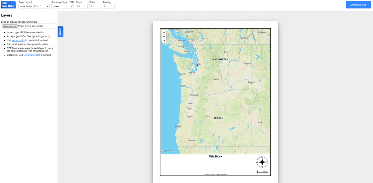 Cómo crear un mapa de manera rápida y sencilla con “PDF Map Maker”