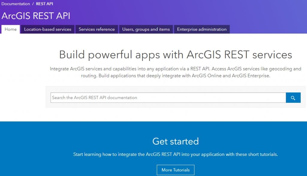 Servicios de ArcGIS REST que se pueden utilizar en la API for ...