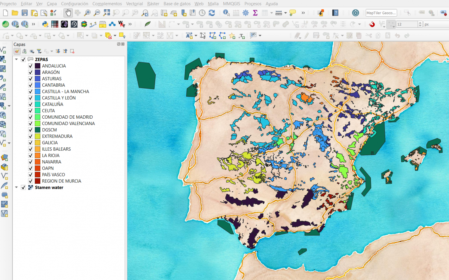 Cómo concatenar campos en QGIS | TYC GIS