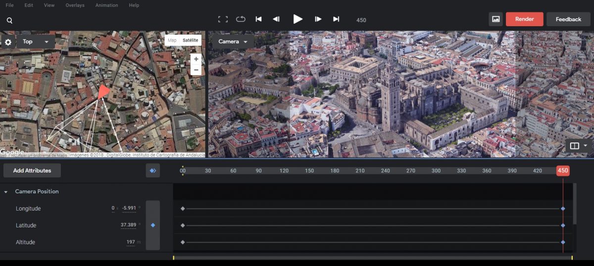 ¿Qué es Google Earth Studio?