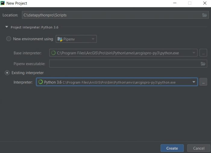 Instalar y configurar PyCharm para trabajar con Python y ArcGIS Pro