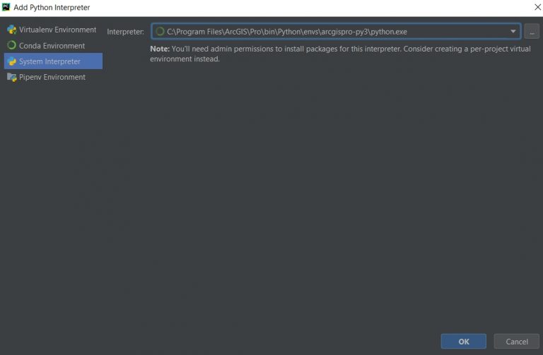 Instalar y configurar PyCharm para trabajar con Python y ArcGIS Pro