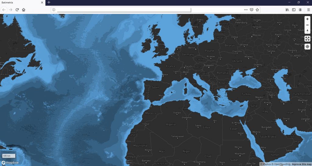 Visualización de datos de batimetría en Mapbox | Cursos GIS
