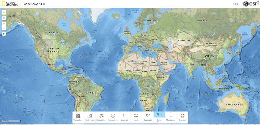 Lanzamiento de la aplicación “National Geographic MapMaker” | Cursos GIS | TYC GIS Formación