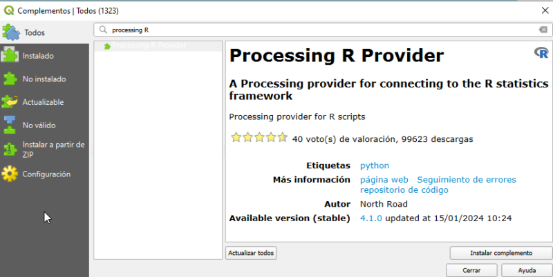 Cómo conectar QGIS y R | TYC GIS Formación