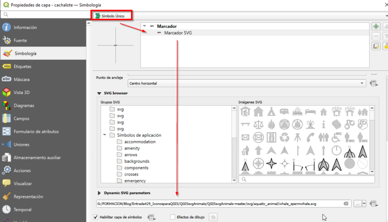 Cómo incluir nuevos iconos en QGIS | TYC GIS