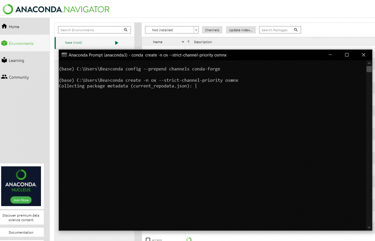 Extraer información de OpenStreetMap con la librería de Python OSMnx