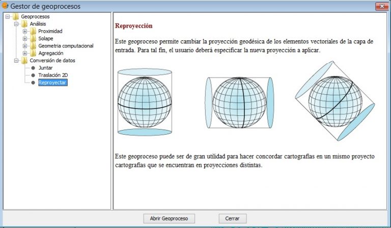 Transformación de coordenadas ED50 a ETRS89 con GvSIG