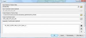 Transformación de European Datum ED50 a ETRS89 con ArcGIS