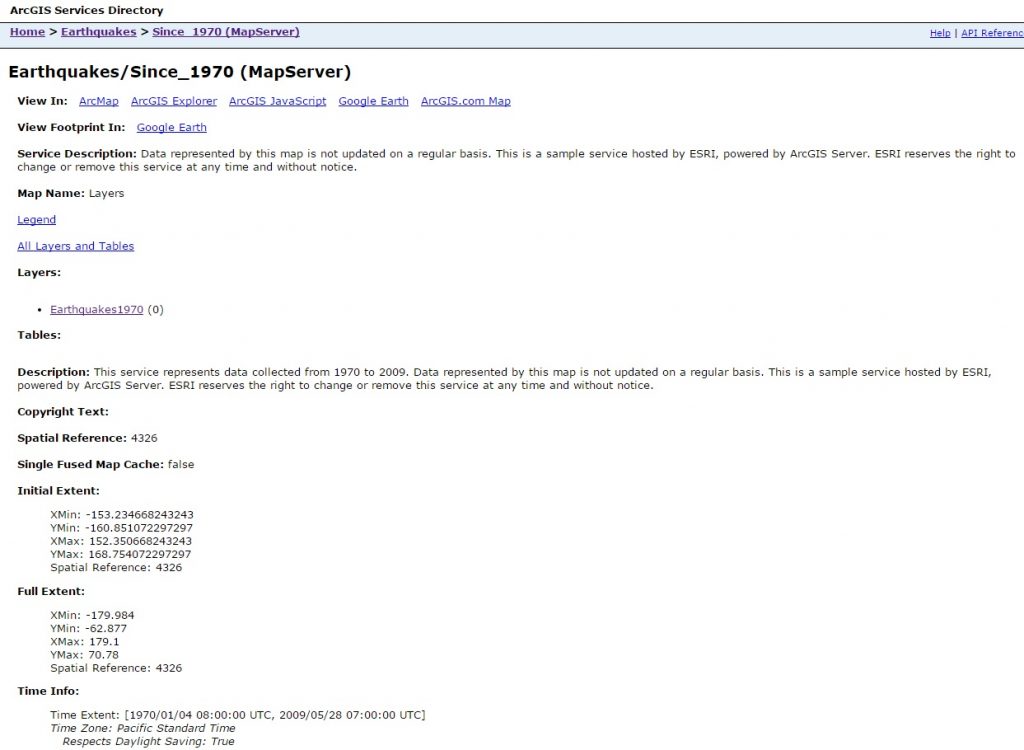 Uso de Time Slider en visor con la API JavaScript de Esri