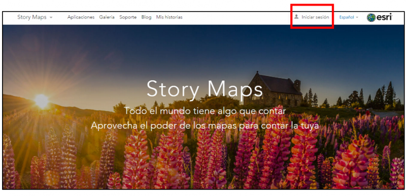 Desarrollo de un visor con la aplicación Story Maps de ESRI