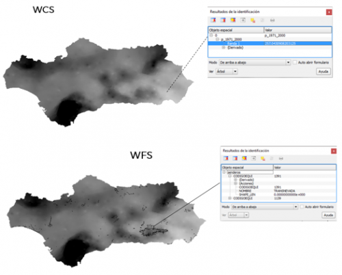 Cargar servicios WFS y WCS en QGIS