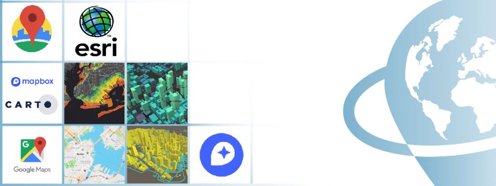 Aplicaciones Web GIS con ESRI, Carto, MapBox, y Google Maps