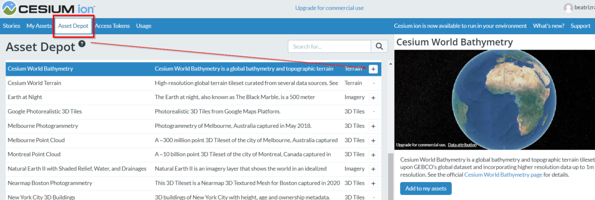 Nuevo lanzamiento de “Cesium World Bathymetry” | Cursos GIS | TYC GIS Formación