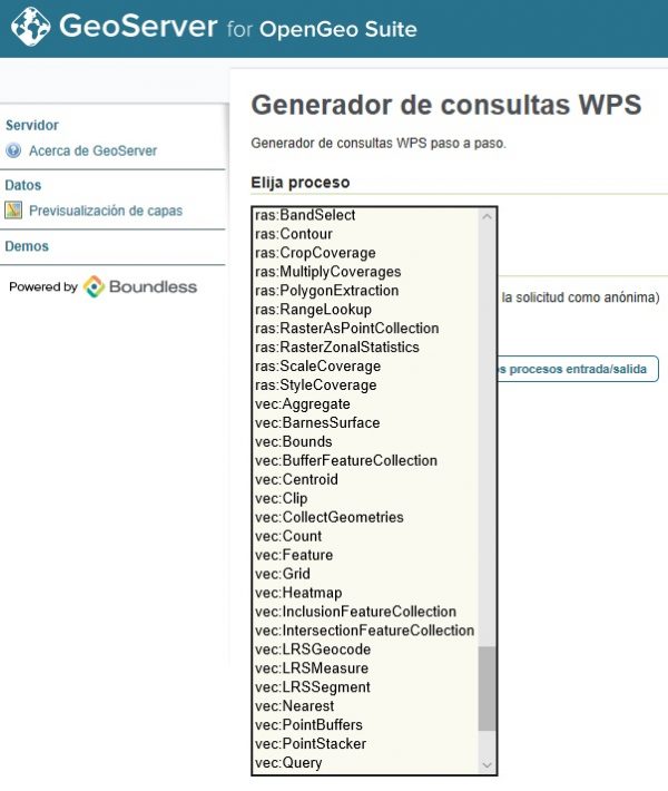 ¿Para qué sirve el Web Processing Service (WPS)?