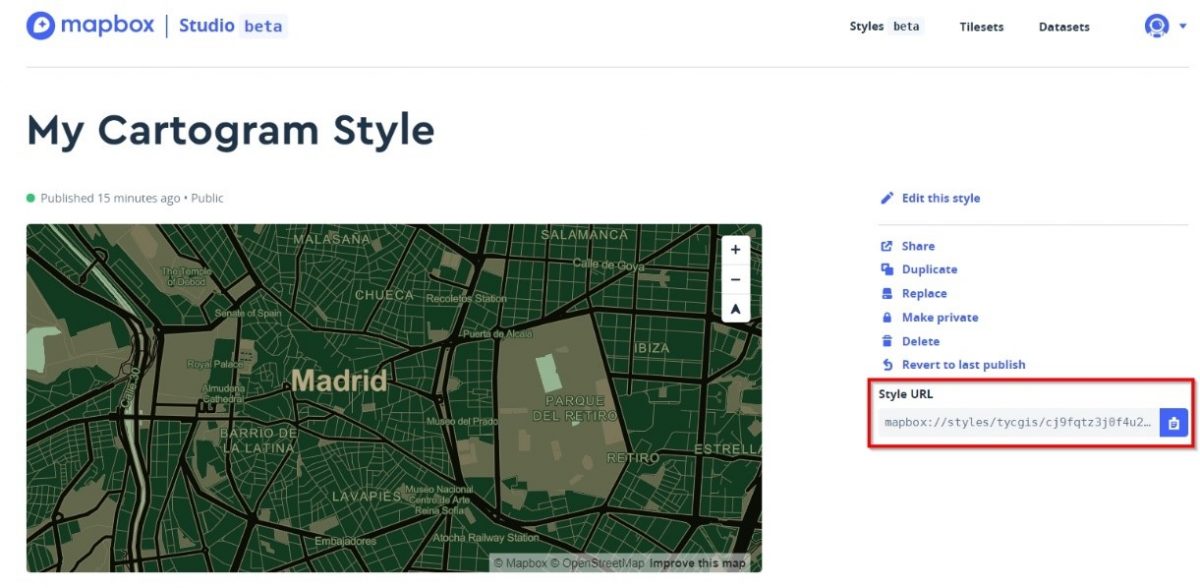 Cómo incorporar un mapa desarrollado en Mapbox en Tableau