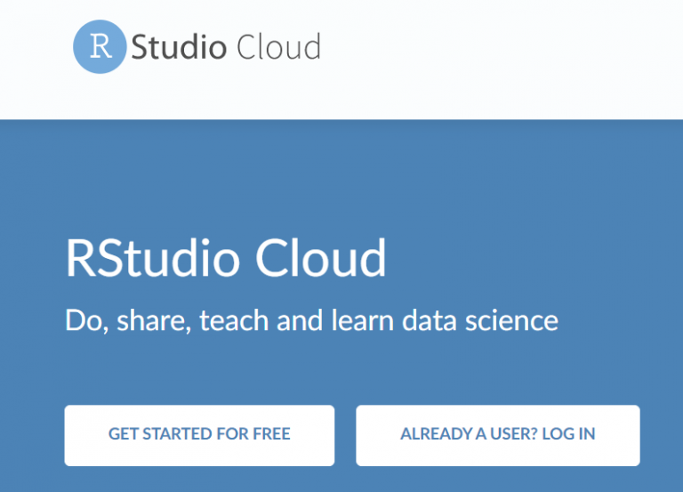 Instalación de "RStudio Cloud" | Cursos GIS | TYC GIS