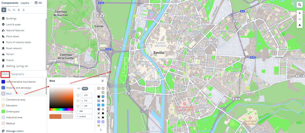 Editar un mapa base en Mapbox Studio | TYC GIS