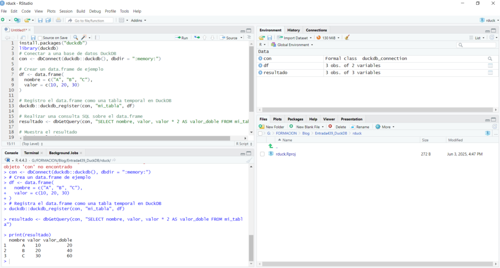 Qué es DuckDB | TYC GIS Formación
