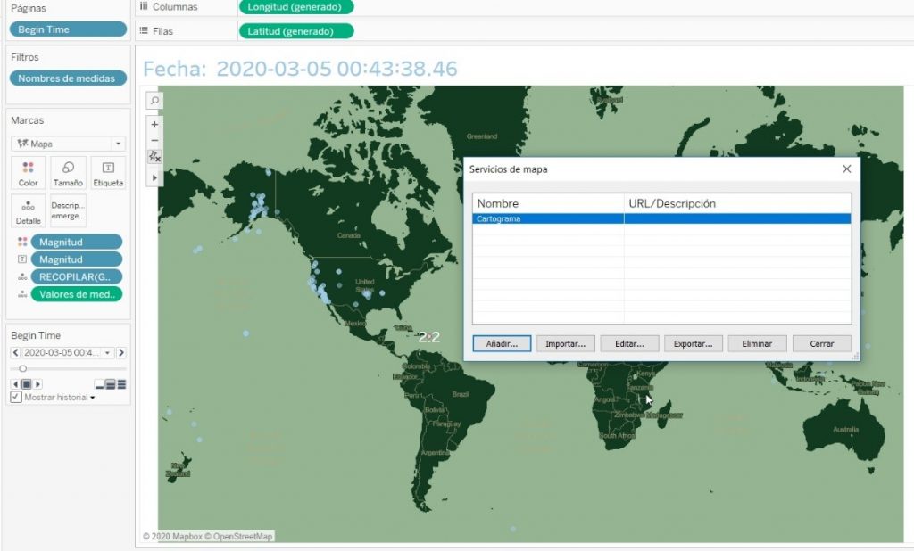 Cómo incorporar un mapa desarrollado en Mapbox en Tableau