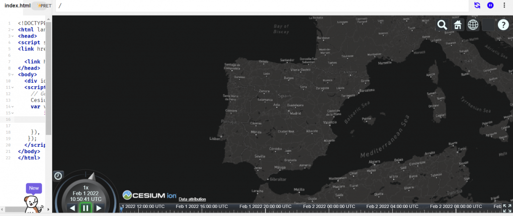 Cómo incluir un mapa base de Mapbox en un visor 3D creado con Cesium