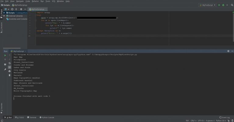 Instalar y configurar PyCharm para trabajar con Python y ArcGIS Pro
