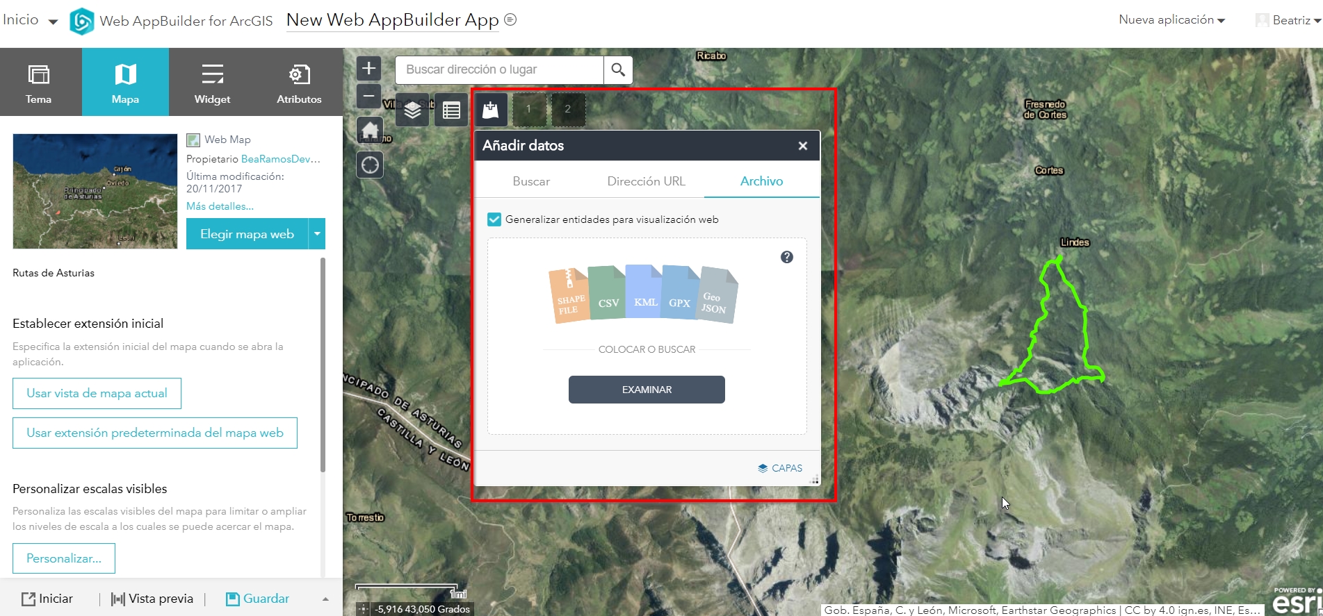 Uso de “widgets” para darle más funcionalidad a tus visores cartográficos.