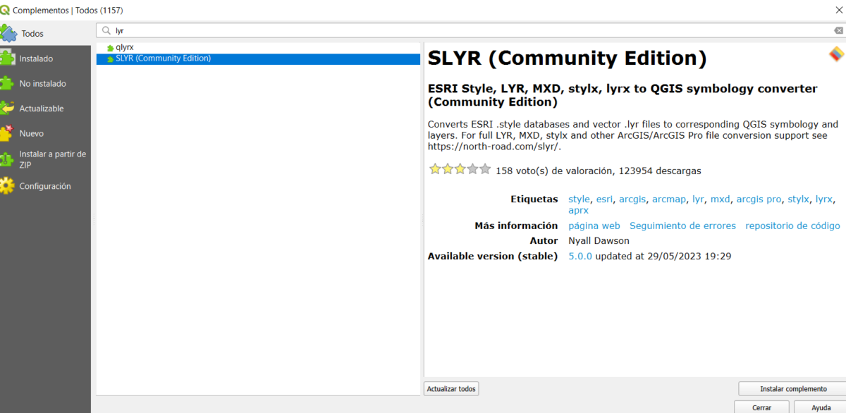 Trabajando con estilos en QGIS: formatos LYR y QML | Cursos GIS | TYC GIS Formación