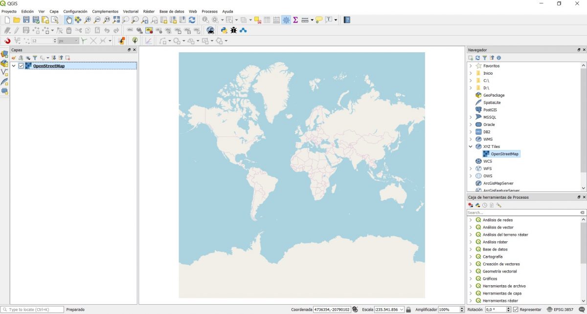 ¿Cómo incluir mapas base en QGIS 3?