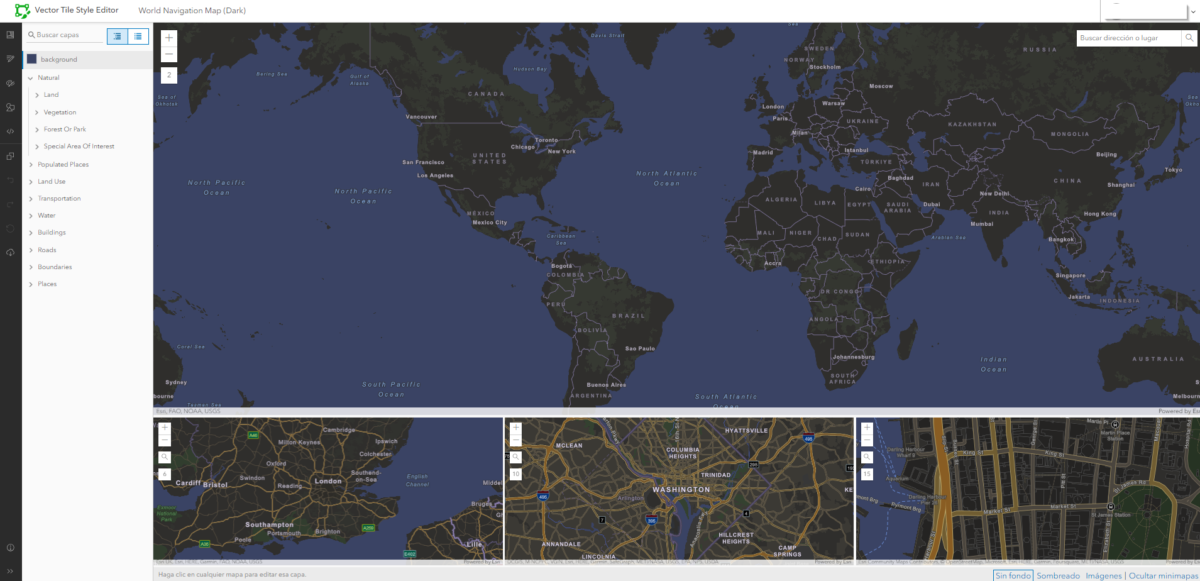 Cómo editar los estilos de mapas base de Esri | Cursos GIS | TYC GIS ...