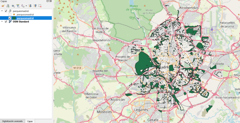 Descarga de datos de OpenStreetMap con “Overpass Turbo”