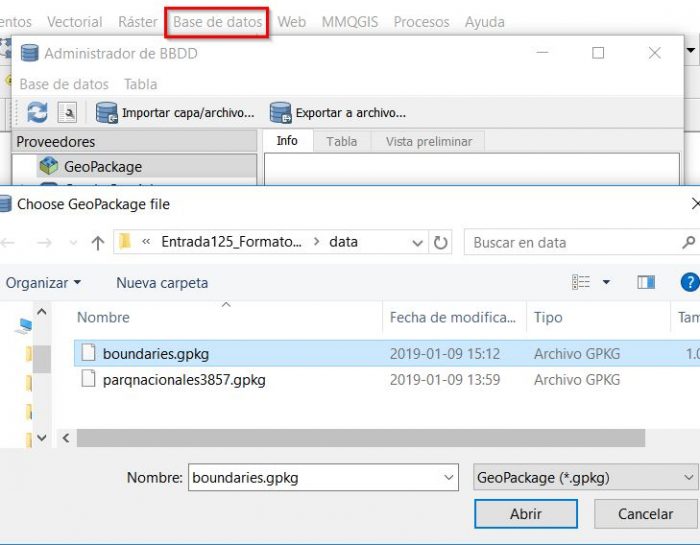 ¿Qué es GeoPackage y cómo trabajar con dicho formato de datos en GeoServer y QGIS?