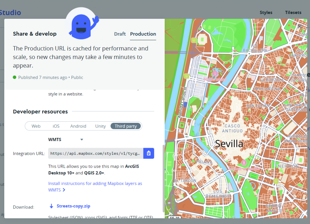 Editar un mapa base en Mapbox Studio | TYC GIS