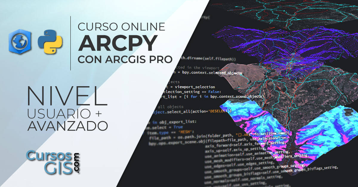 Curso online de Especialista en Python con ArcGIS Pro