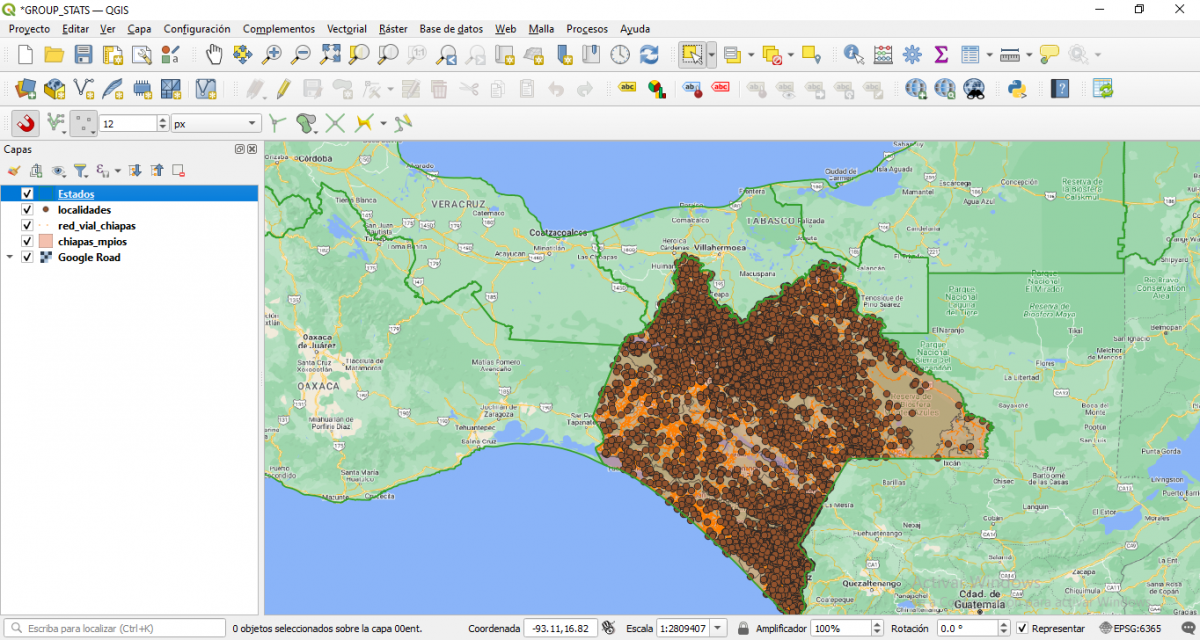 El plugin "Group Stats" de QGIS | TYC GIS