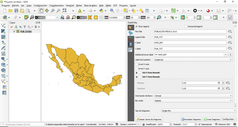 Cómo crear gráficas en QGIS 3 con Data Plotly | TYC GIS Formación