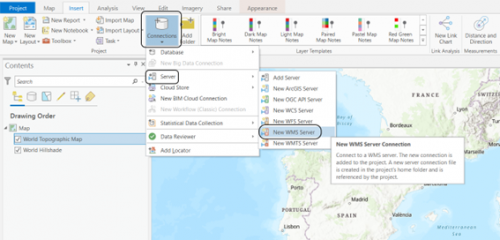 Cómo añadir un servicio web en ArcGIS Pro | TYC GIS