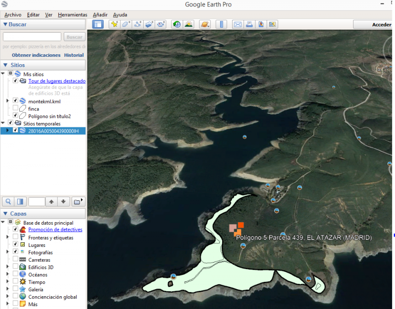 Visualización y descarga de parcelas catastrales en España