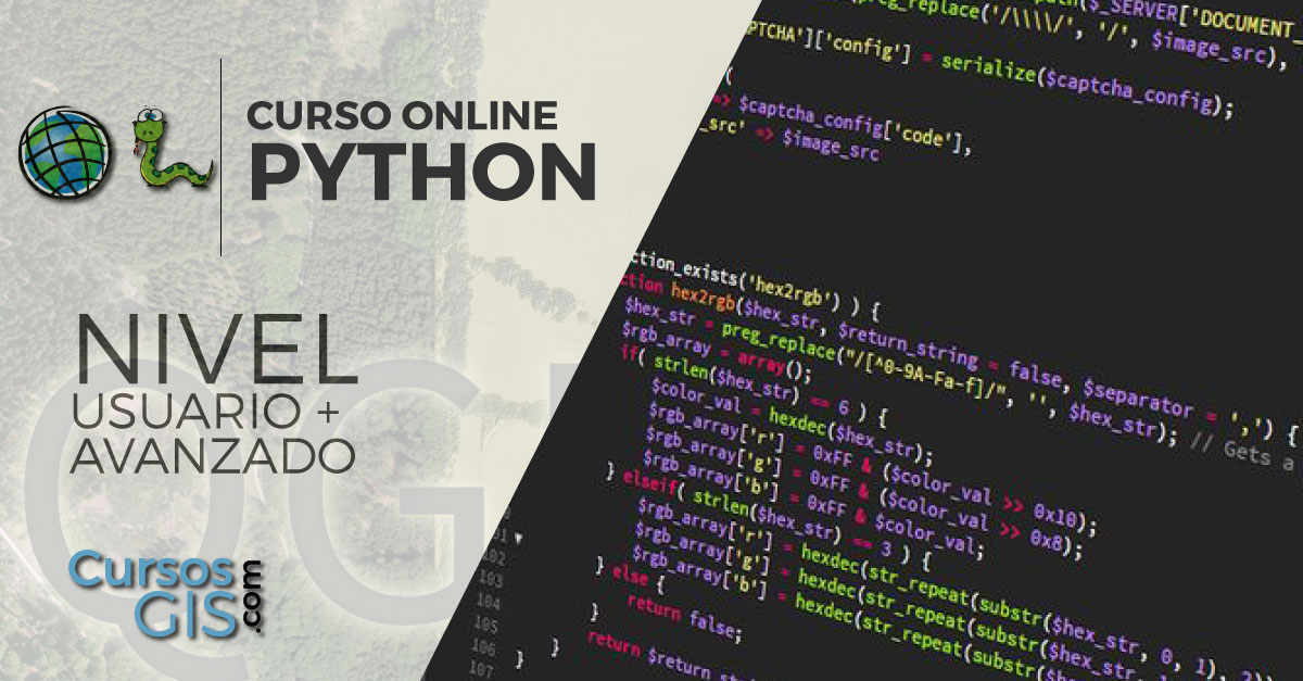 Curso online de Especialista en Python con ArcGIS (usuario y avanzado)
