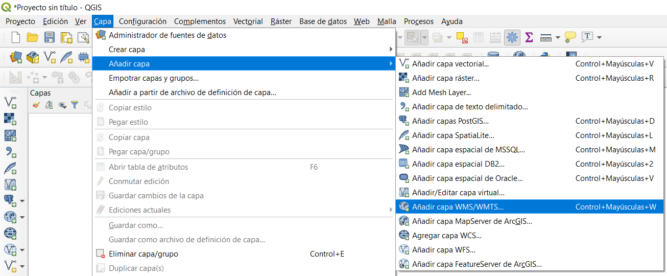 Conectar servicios WMS con QGIS 3 | Cursos GIS | TYC GIS Formación