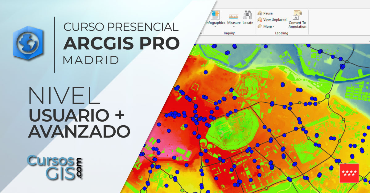 Curso presencial Especialista en ArcGIS PRO