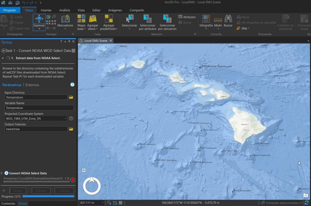 ¿Cómo trabajar con Ecological Marine Units (EMUs) en ArcGIS Pro?