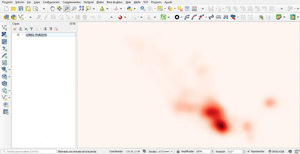 Creación de un mapa de calor con heatmap en QGIS 3